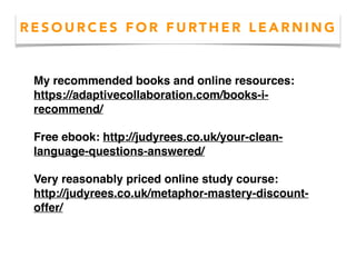 DC Scrum User Group Clean Language Workshop | PDF