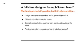 Scrum & UX - Barcelona Scrum Meetup | PDF