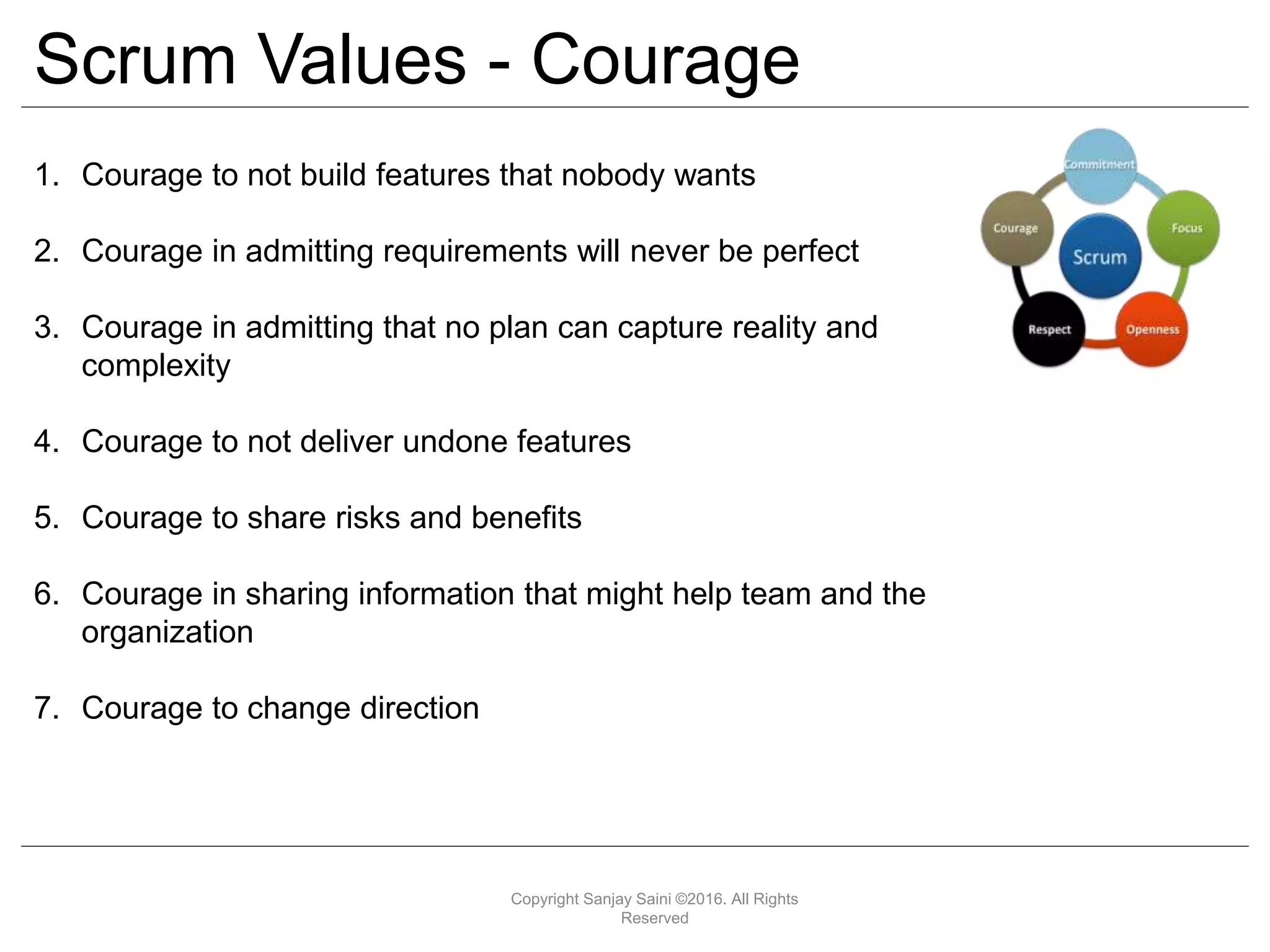 Scrum Values | PPTX