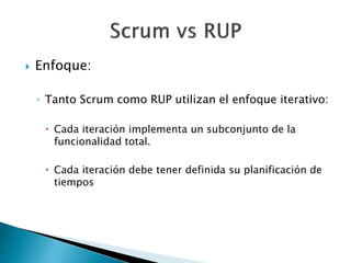 Scrum vs RUP | PPTX