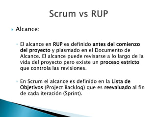 Scrum vs RUP | PPTX
