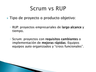 Scrum vs RUP | PPTX