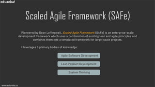 Scrum vs SAFe | Differences Between Scrum and Scaled Agile Framework | Edureka | PDF