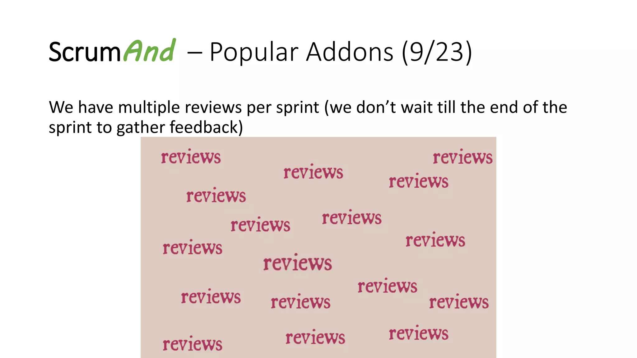 Scrum vs ScrumAnd vs ScrumBut: Which one are you doing? :: BPI 2016 | PPT