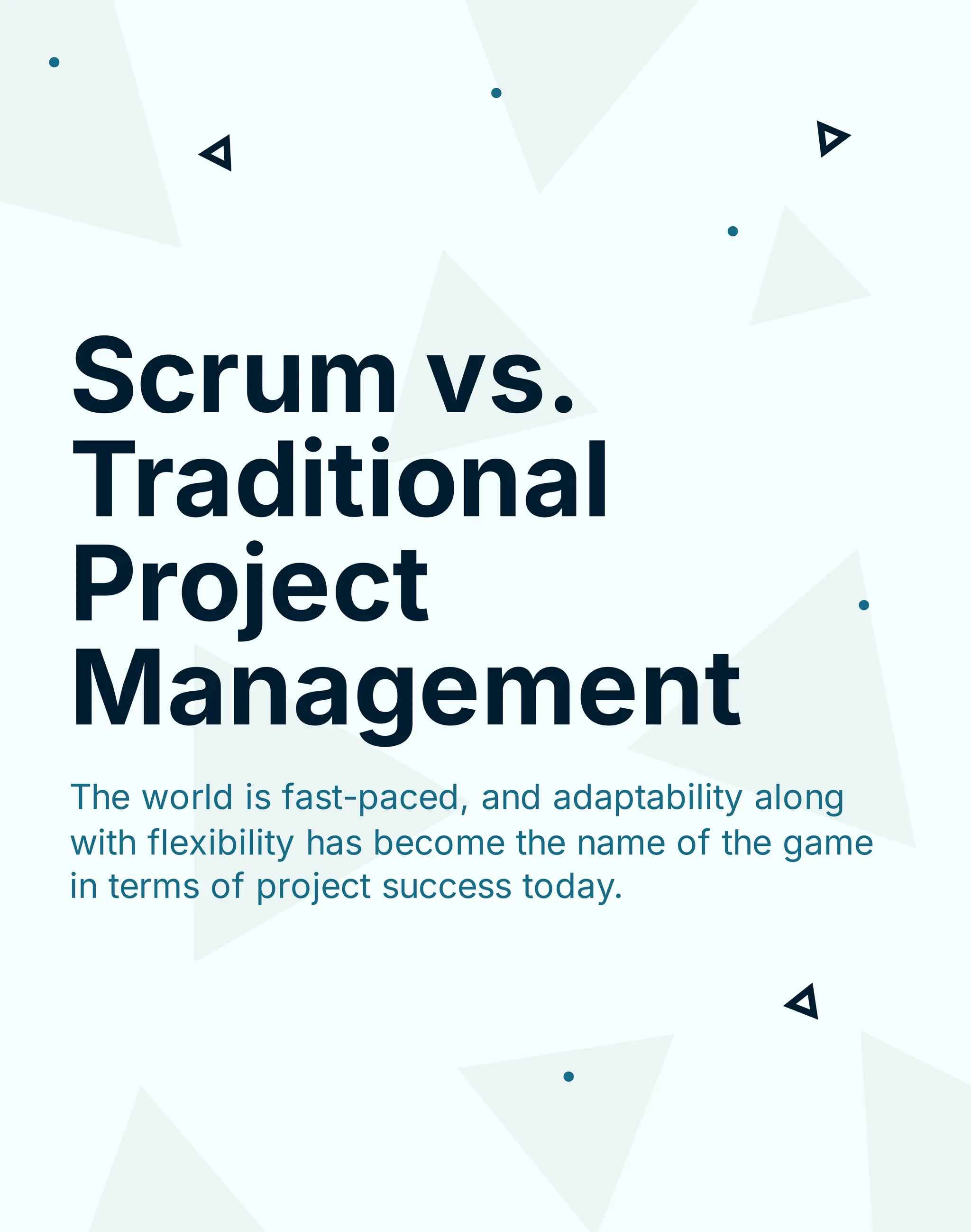 🚀 Scrum vs. Traditional Project Management – Which Works Best for Your ...