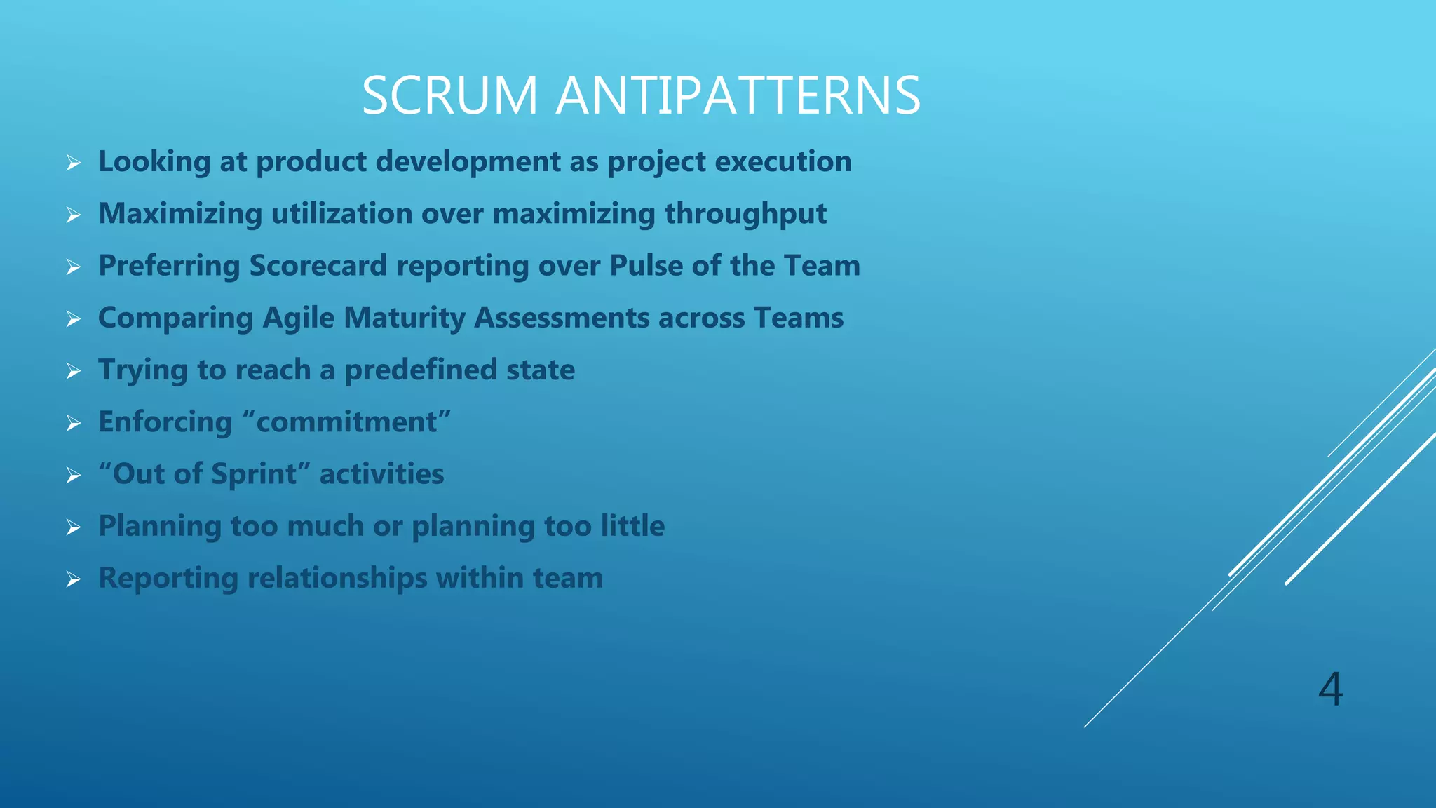 Scrum Antipatterns And the Power of combining Scrum & XP | PPTX