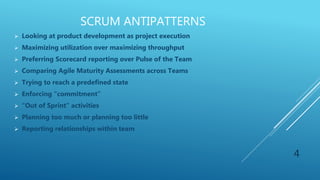 Scrum Antipatterns And the Power of combining Scrum & XP | PPTX