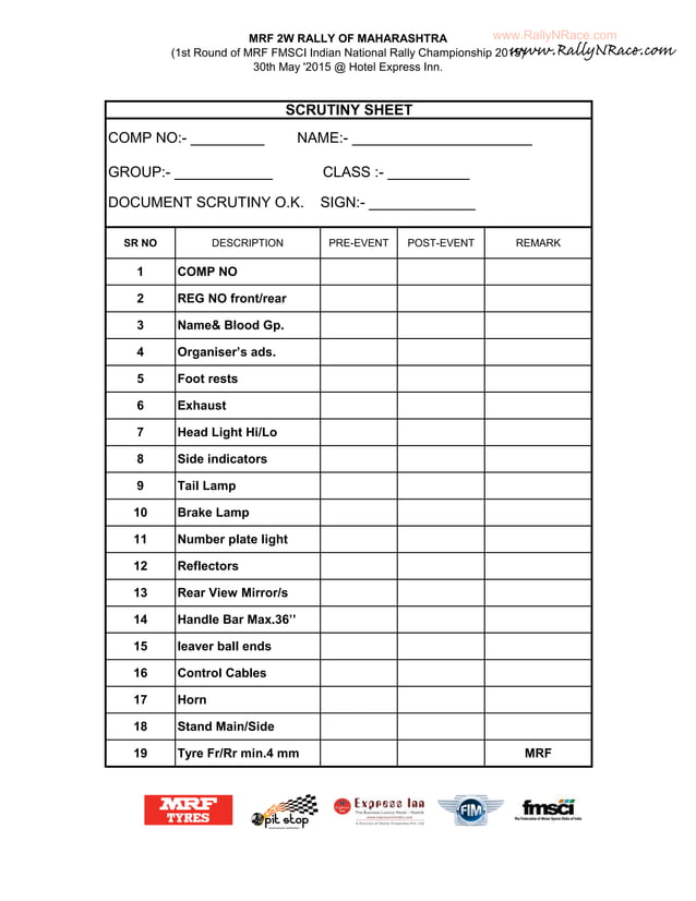 Scrutiny sheet | PDF