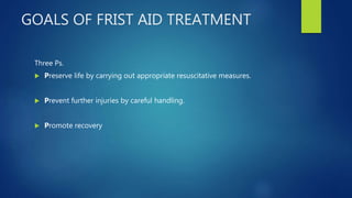 Emergency care of an injured person | PPT