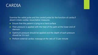 Emergency care of an injured person | PPTX
