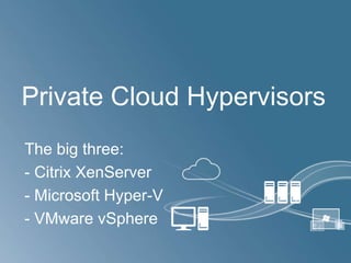 Building Blocks of the Private Cloud - Compute | PPTX