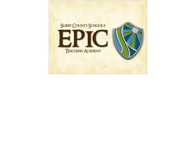SCS EPIC Teaching Academy | PPT