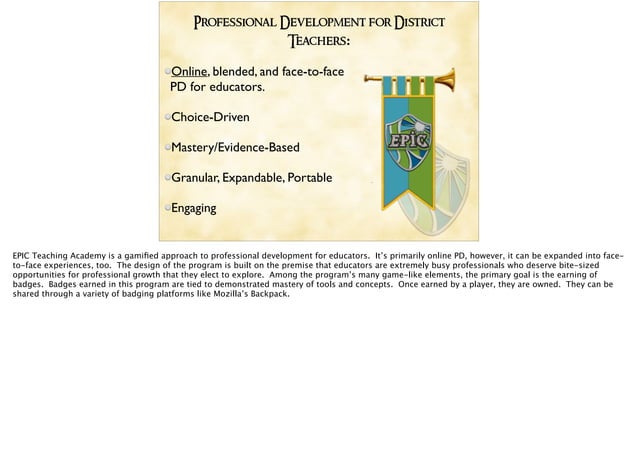 SCS EPIC Teaching Academy | PPT