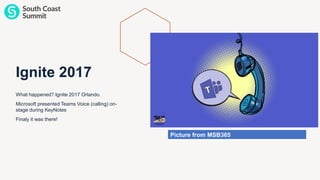 SCS2022 - Ignite Talks Kai Stenberg - Telephony in Teams.pptx