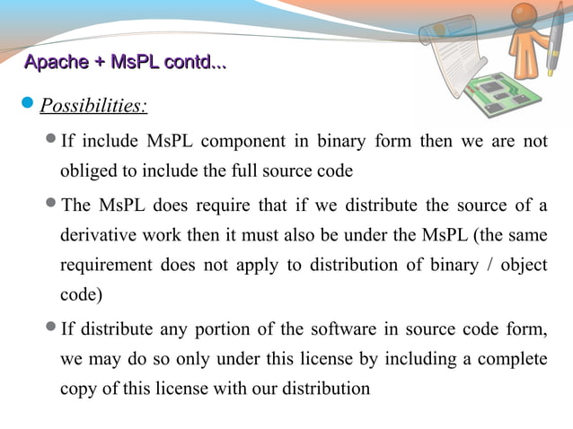 GNU GPL, LGPL, Apache licence Types and Differences | PPT