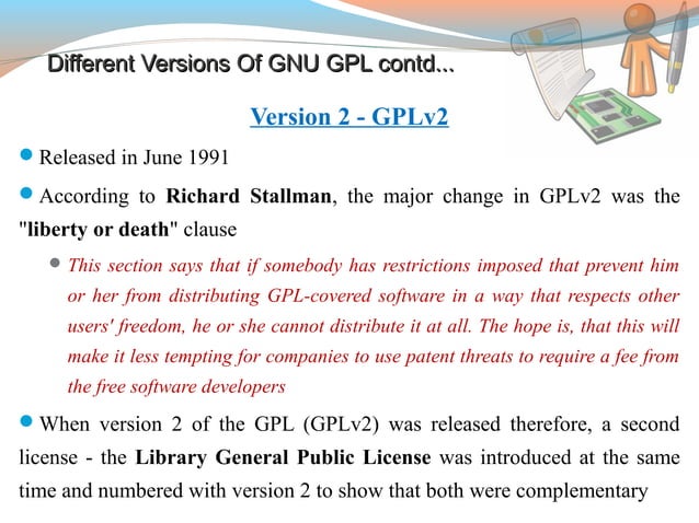 GNU GPL, LGPL, Apache licence Types and Differences | PPT GNU GPL, LGPL, Apache licence Types and Differences | PPT