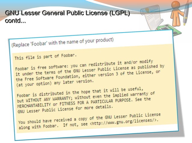 GNU GPL, LGPL, Apache licence Types and Differences