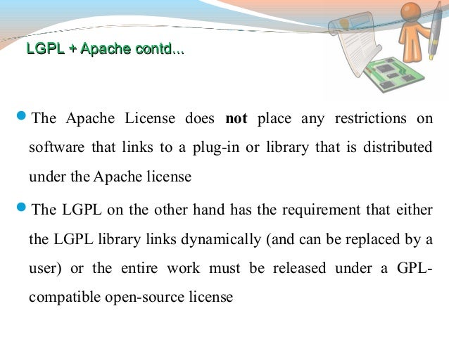 GNU GPL, LGPL, Apache licence Types and Differences