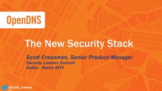 The New Security Stack | PPTX