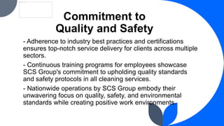 SCS Group - commercial cleaning and soft services | PPT