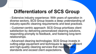 SCS Group - commercial cleaning and soft services | PPT