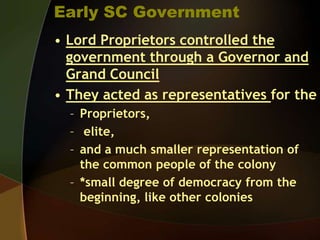 Sc’s history of european settlement 8 1.3 | PPT