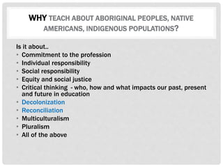(2012) Teaching About Canada’s Aboriginal Peoples (1.1 MB) | PPTX ...