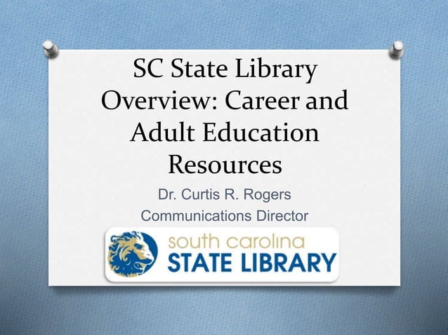SCSL Resources and Adult Education | PPT | Free Download