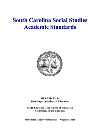SC Social Studies Academic Standards | PDF