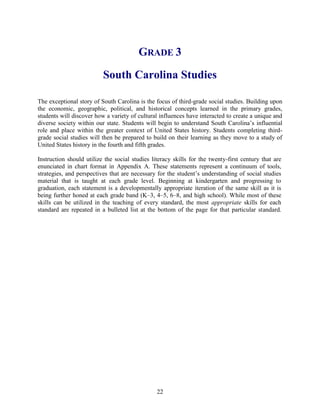 SC Social Studies Academic Standards | PDF