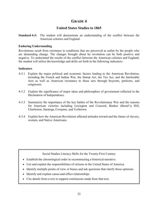 SC Social Studies Academic Standards | PDF
