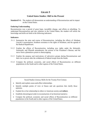 SC Social Studies Academic Standards | PDF