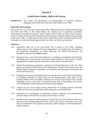 SC Social Studies Academic Standards | PDF