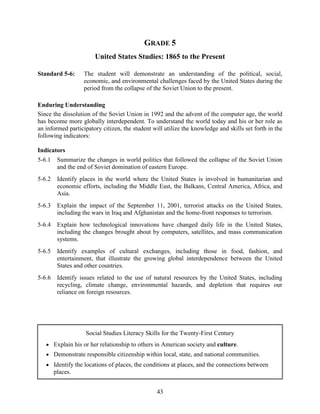 SC Social Studies Academic Standards | PDF