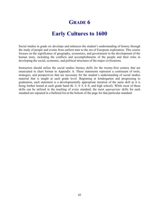 SC Social Studies Academic Standards | PDF