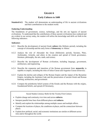 SC Social Studies Academic Standards | PDF