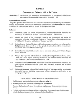 SC Social Studies Academic Standards | PDF