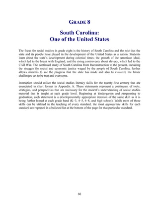 SC Social Studies Academic Standards | PDF