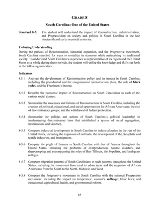 SC Social Studies Academic Standards | PDF