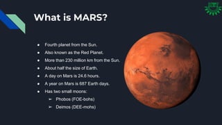 NASA Milestones: The Mars Rovers | PPTX