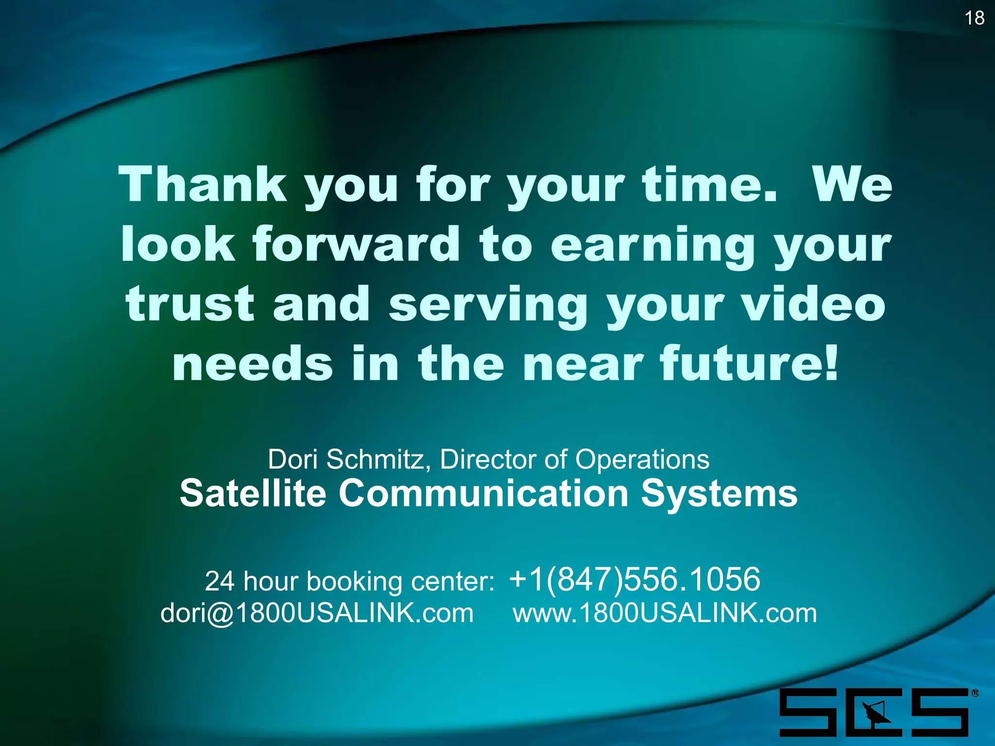 Satellite Conferencing: A Mini Course | PPT