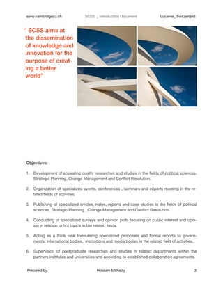 The Swiss Center for Strategic Studies, Lucerne, SCSS | PDF