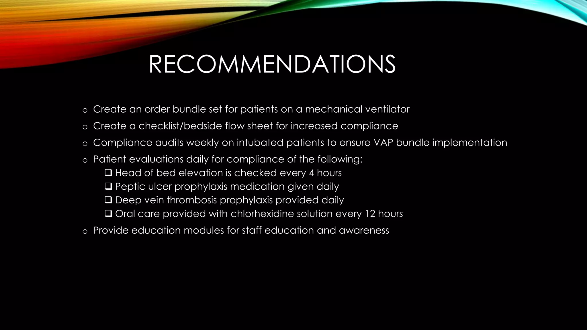 Scsu dawnjm ventilator associated pneumonia | PPTX