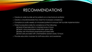 Scsu dawnjm ventilator associated pneumonia | PPTX | Oral care ...