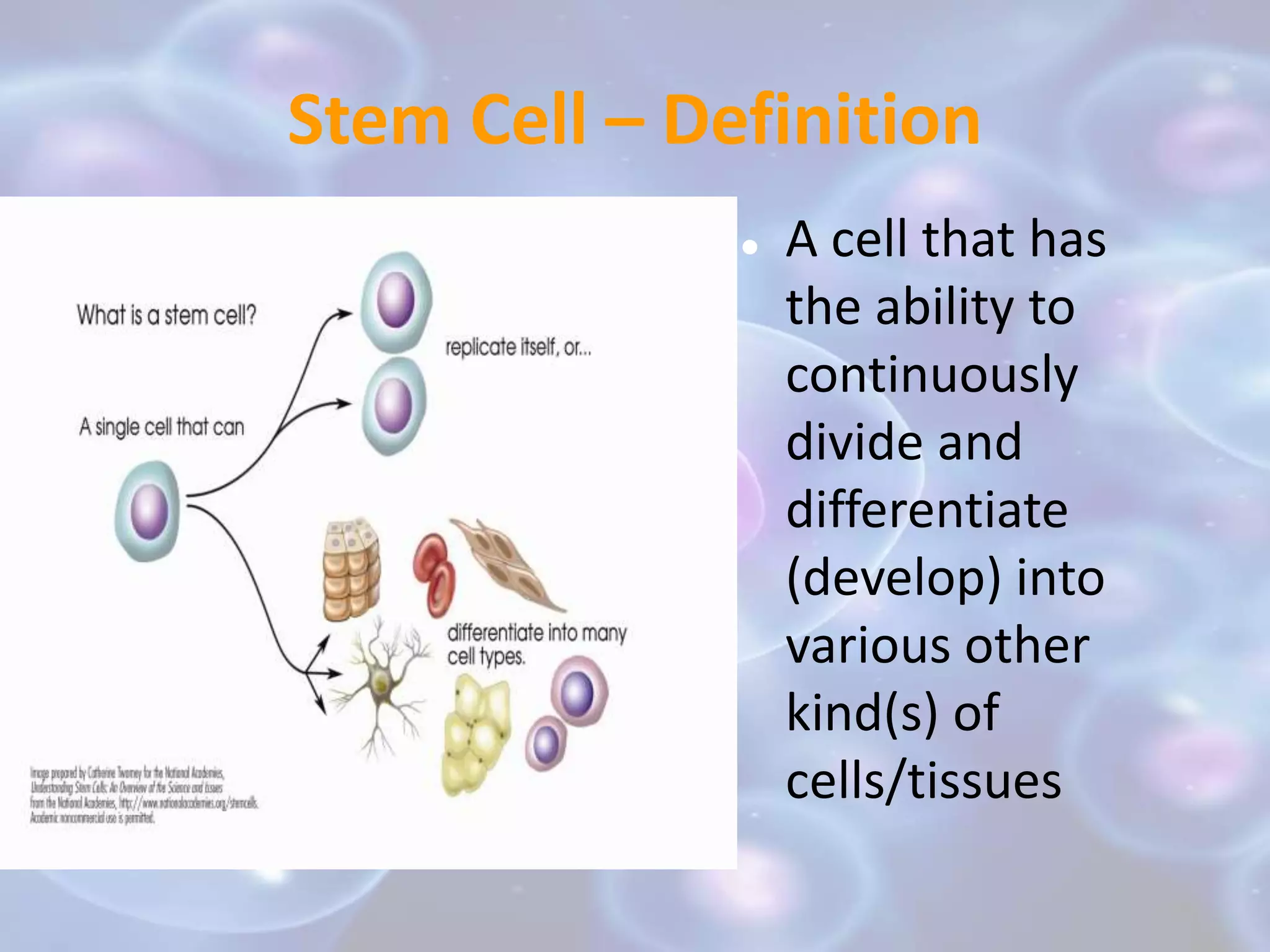 Stem cell therapy | PPTX