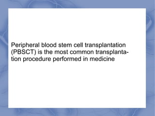 STEM CELL THERAPY | PPT