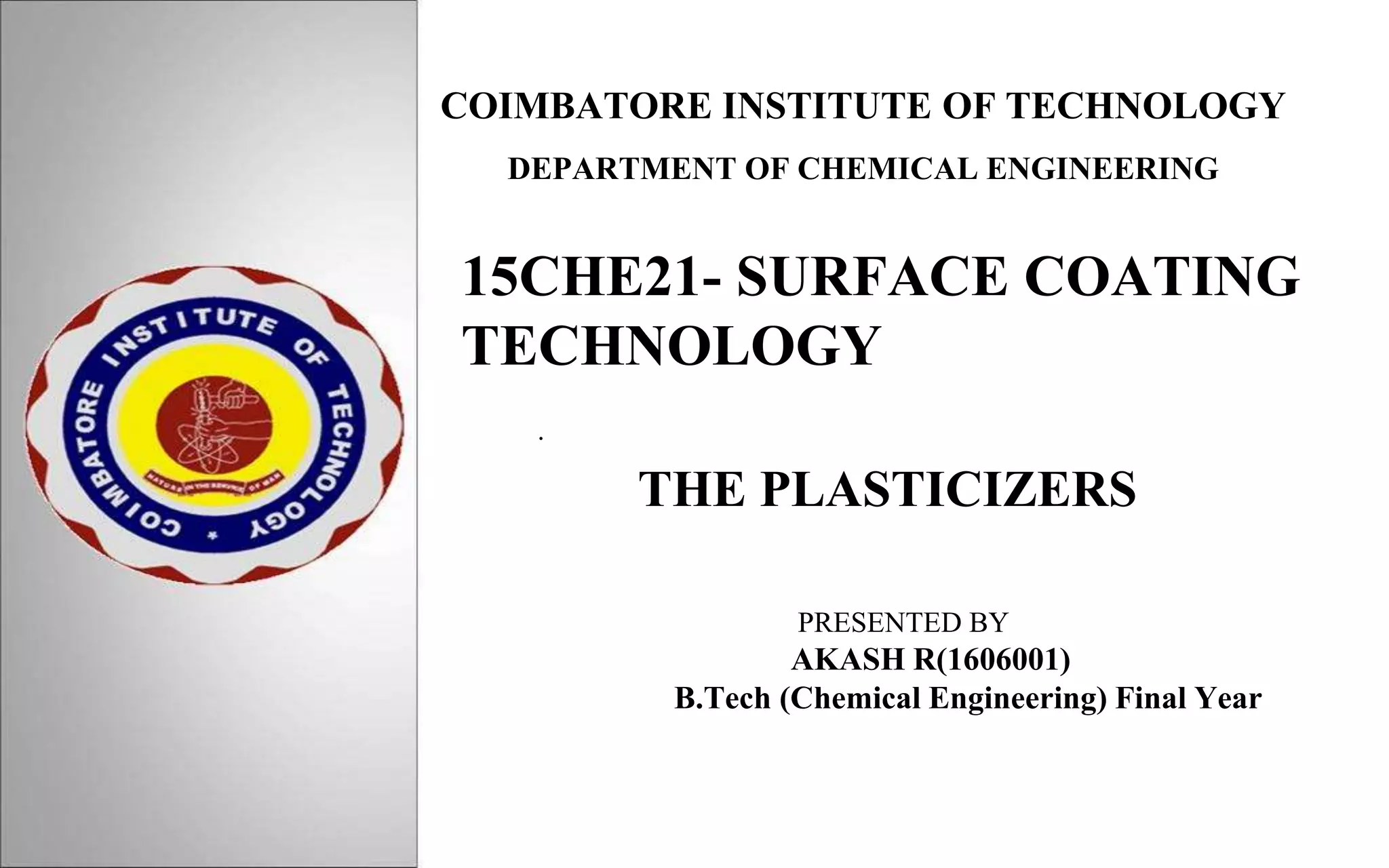 Plasticizer | PPTX