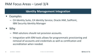Tech Talk: Privileged Account Management Maturity Model | PDF