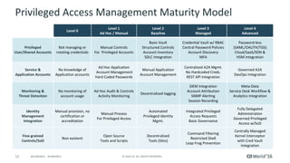 Tech Talk: Privileged Account Management Maturity Model | PDF