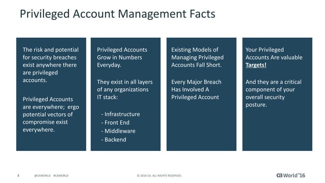Tech Talk: Privileged Account Management Maturity Model | PDF